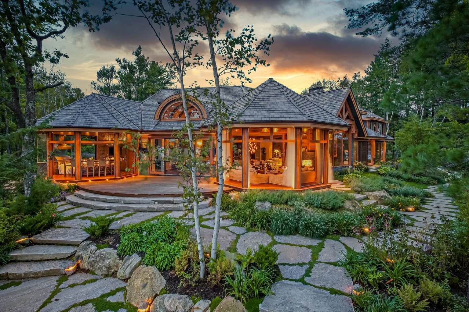 Rustic, Luxurious Muskoka Lakeside Cottage — Gilbert + Burke